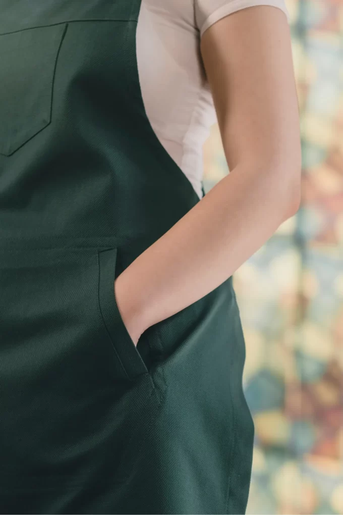 Forest Green Kitchen Apron – Golden Horn Bridge