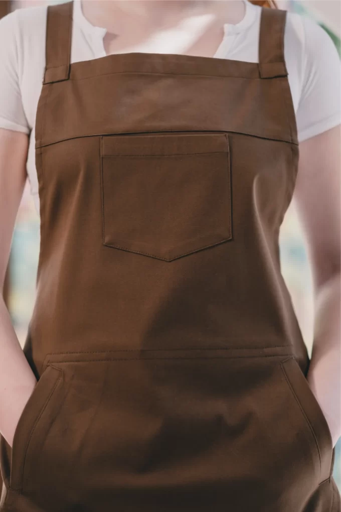 Brown Kitchen Apron – Golden Horn Bridge